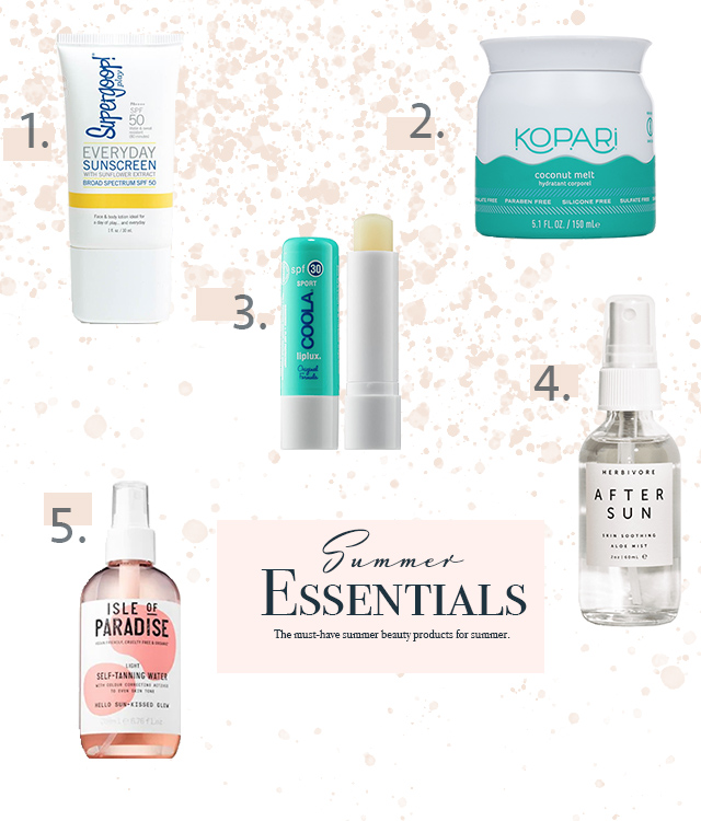 5 Beauty Essentials for Summer · The RELM & Co